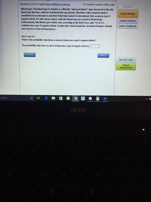 Solved Question 8 of 15 (1 point) View problem in a.pop- | Chegg.com