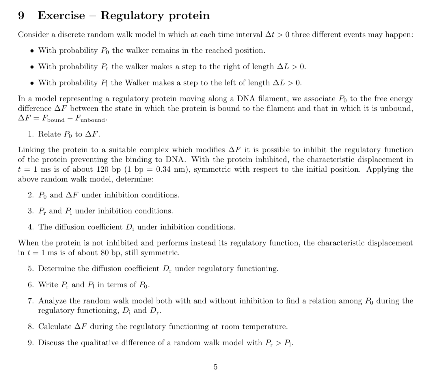 Solved Consider a discrete random walk model in which at | Chegg.com