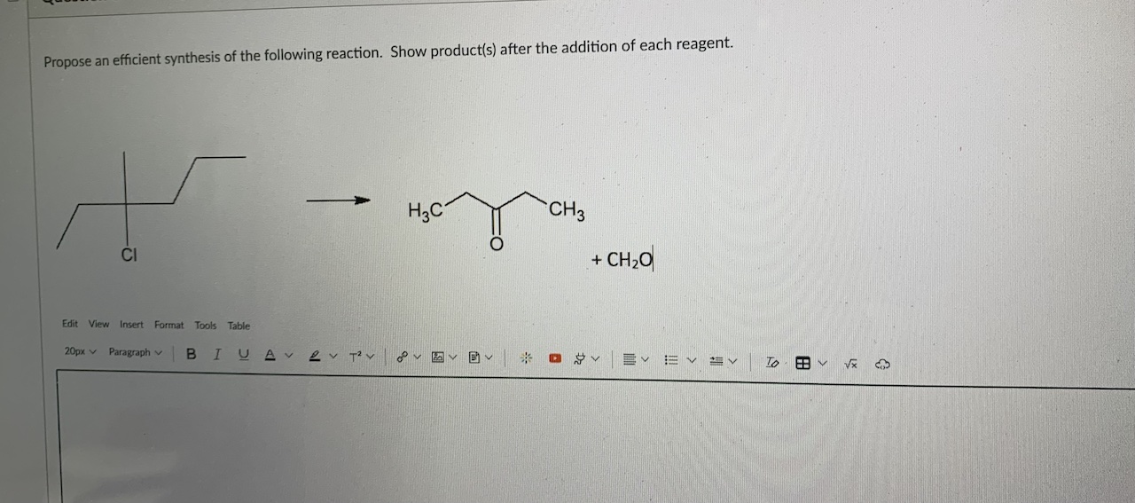 Solved Propose an efficient synthesis of the following | Chegg.com