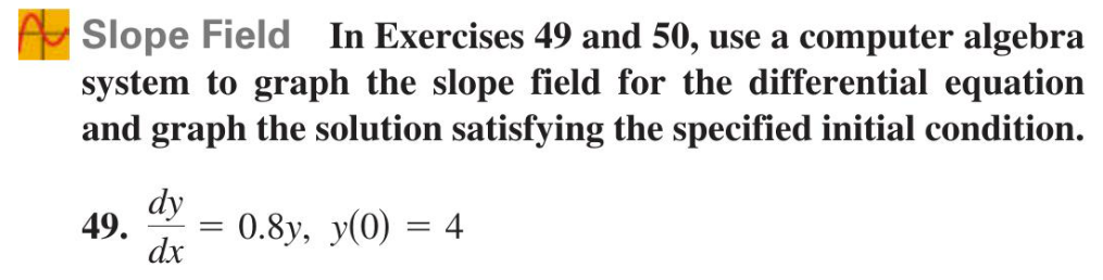 Solved Slope Field In Exercises 49 and 50 , use a computer | Chegg.com
