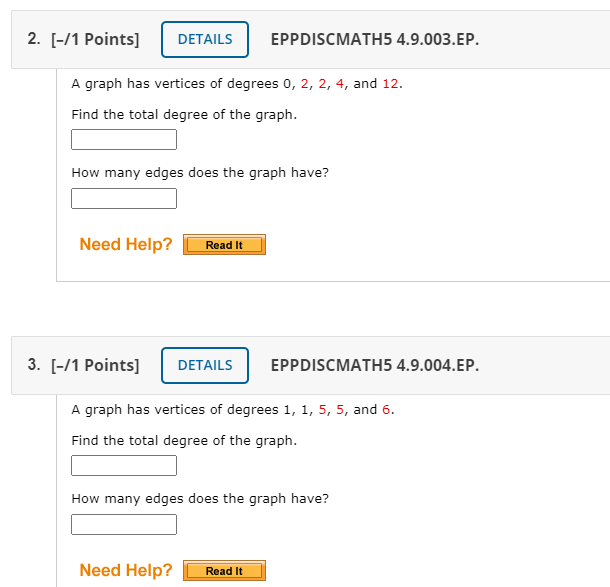 Solved 2. [-/1 Points] DETAILS EPPDISCMATH5 4.9.003.EP. A | Chegg.com