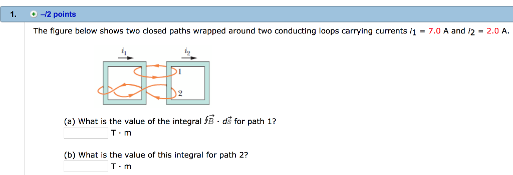 Solved 1. +-12 points The figure below shows two closed | Chegg.com