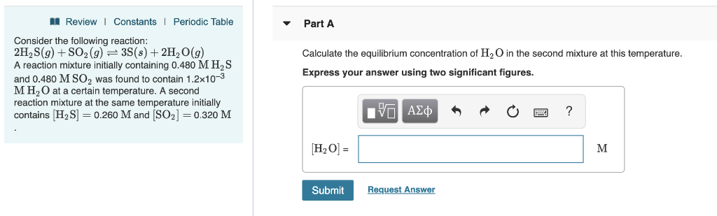 Solved Review I Constants Periodic Table PartA Consider the | Chegg.com