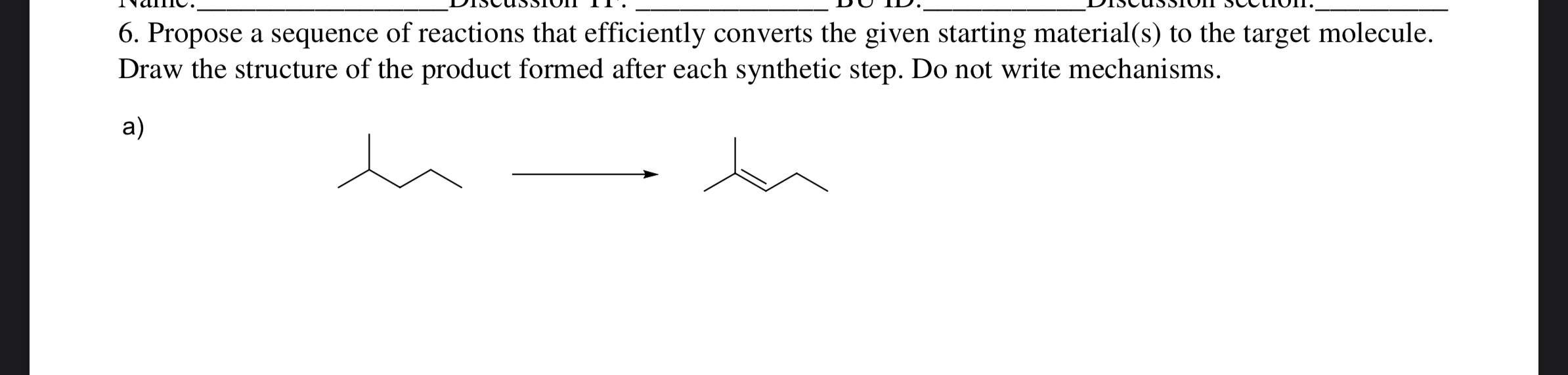Solved Propose a sequence of reactions that efficiently | Chegg.com