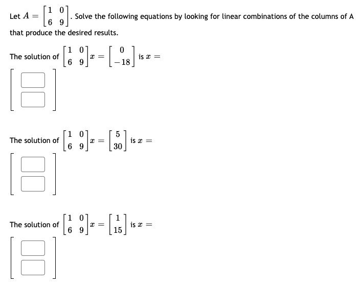 Solved 2 Suppose that A is a 3x2 matrix, the first column of | Chegg.com