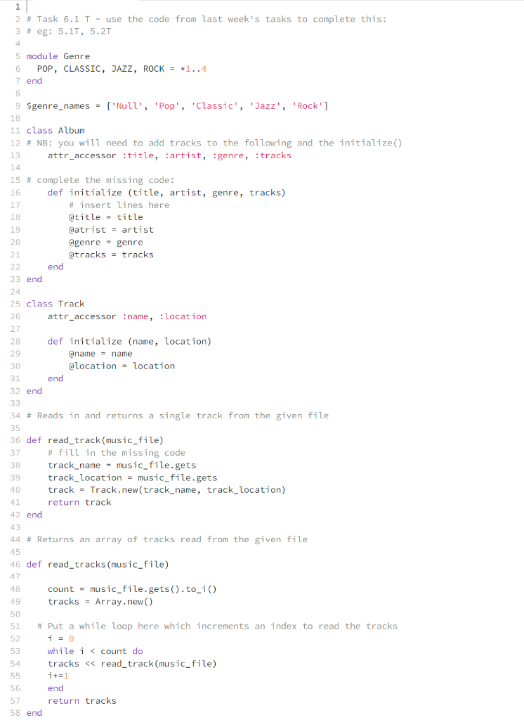 Solved 6.2 P Album File Handling The program must read in a | Chegg.com