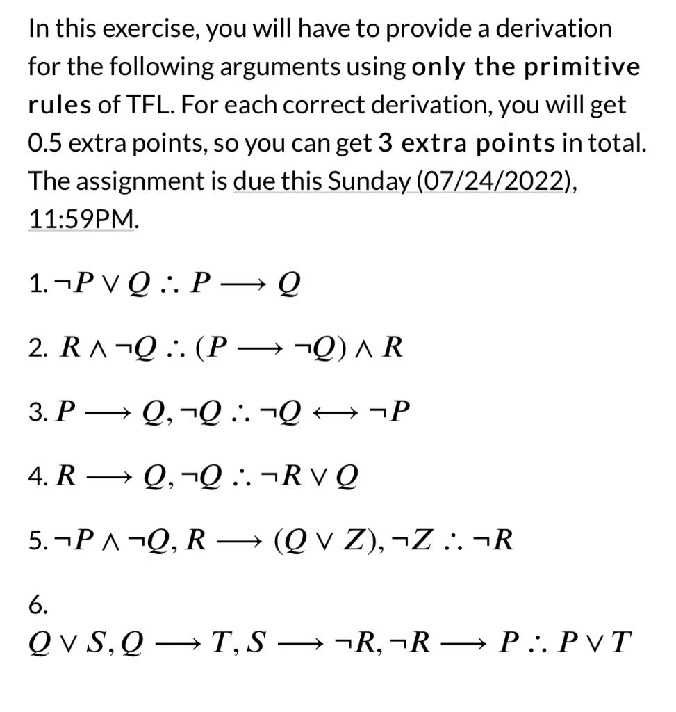 In this exercise, you will have to provide a | Chegg.com