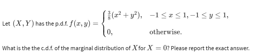 Solved Let (x,Y) has the | Chegg.com Solved Let (x,Y) has the | Chegg.com