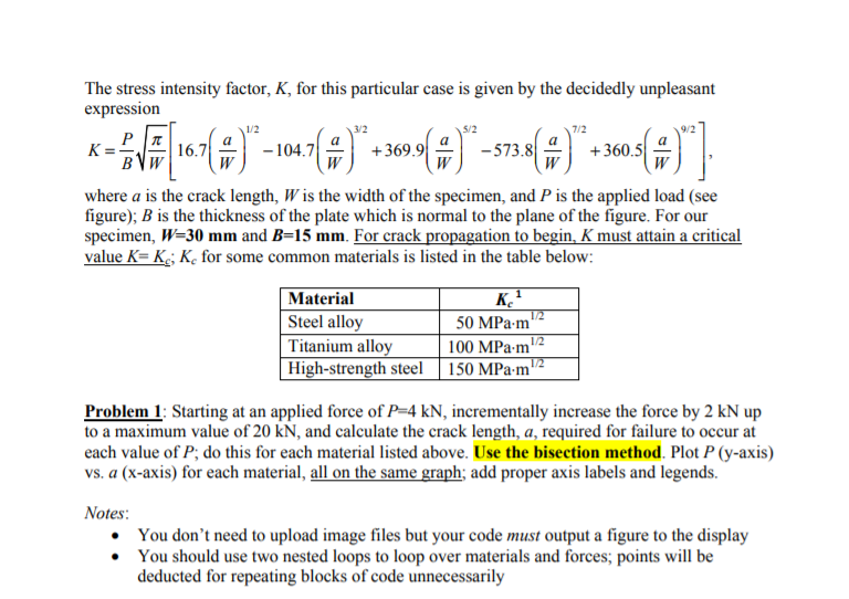 Solved In this homework, we will use root finding to solve | Chegg.com