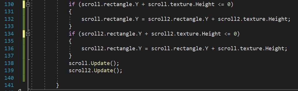 I am coding a "vertical" scrolling background with | Chegg.com
