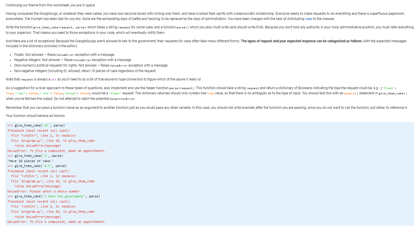 Solved Continuing our theme from this worksheet, you are in | Chegg.com