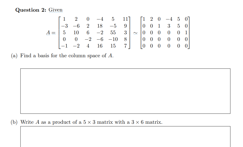 Solved Question 2: Given | Chegg.com