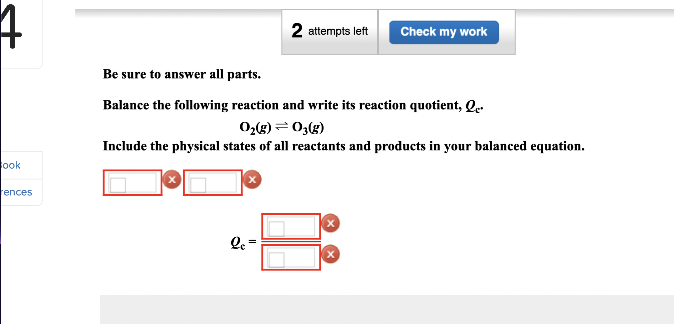 Solved Be sure to answer all parts. Balance the following | Chegg.com