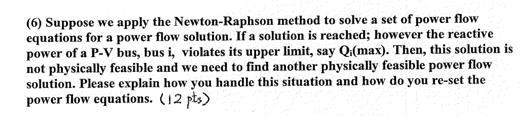Solved (6) Suppose we apply the Newton-Raphson method to | Chegg.com