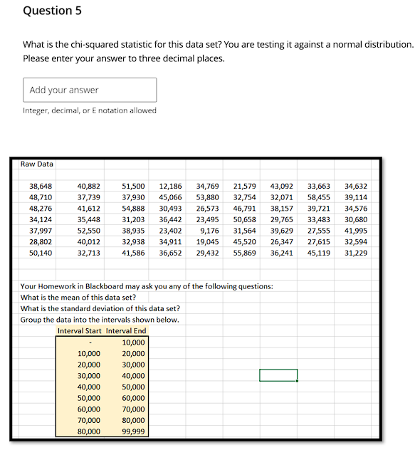 Solved Respond based on the data set below Question 5.What | Chegg.com