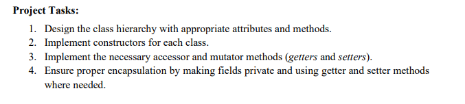 Solved Project Description: In this project, you need to | Chegg.com