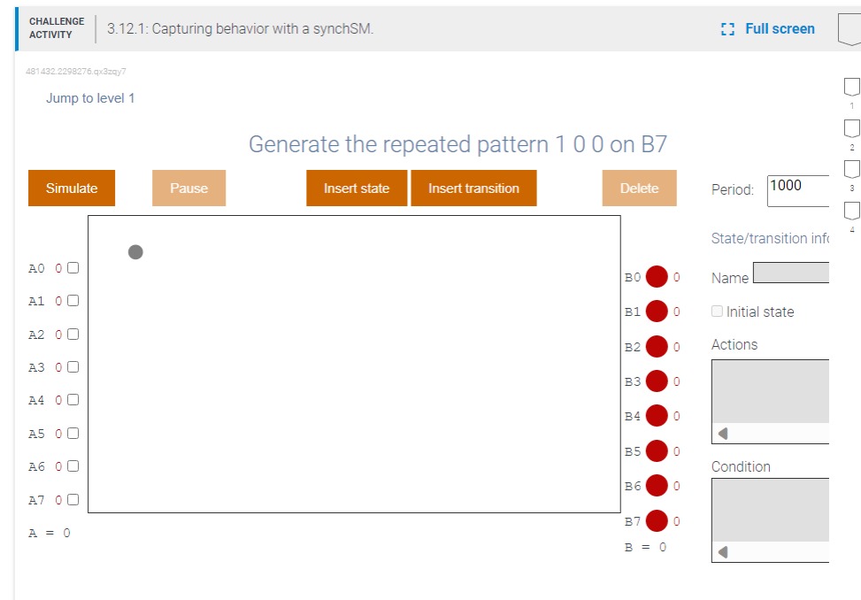 Solved Generate the repeated pattern 100 on B7 | Chegg.com