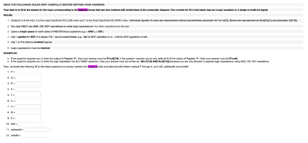 The diagrame below shows the instruction definition | Chegg.com