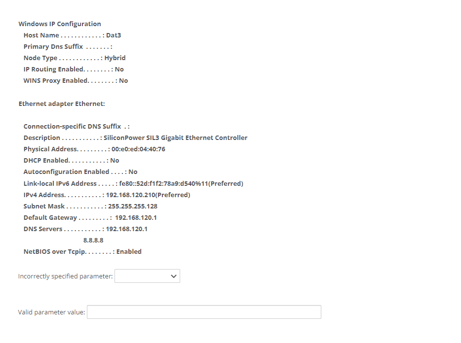 Solved The user does not want to use DHCP because he thinks | Chegg.com