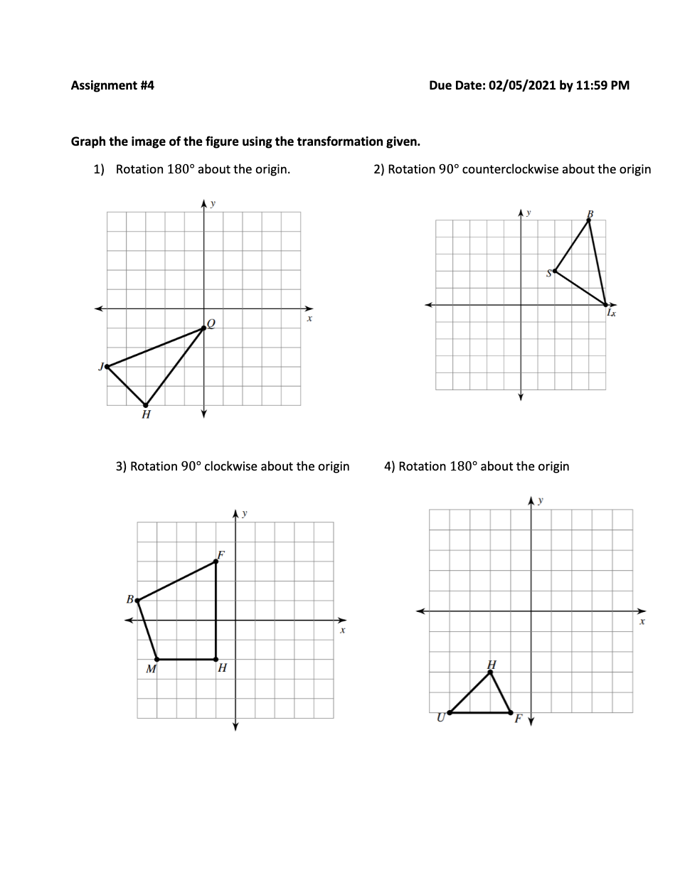 Solved Assignment #4 Due Date: 02/05/2021 by 11:59 PM Graph | Chegg.com