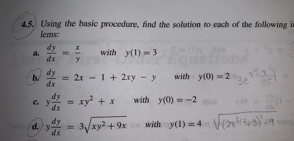 Solved Please do b and d, correct answers on the side but I | Chegg.com