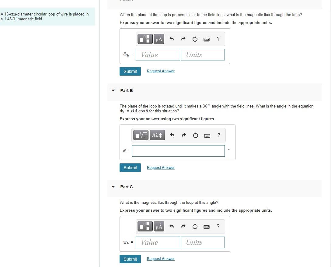 Solved A 15-cm-diameter circular loop of wire is placed in a | Chegg.com