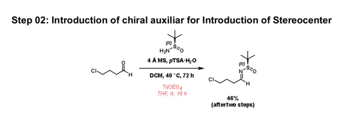 Solved Step 02: Introduction of chiral auxiliar for | Chegg.com