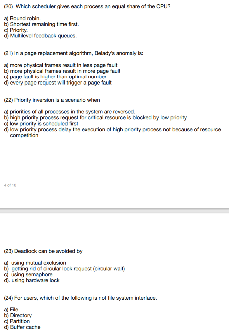 Solved (31) TLB is used in a) file system b) device driver | Chegg.com