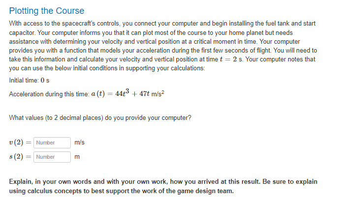 Solved Plotting the Course With access to the spacecraft's | Chegg.com