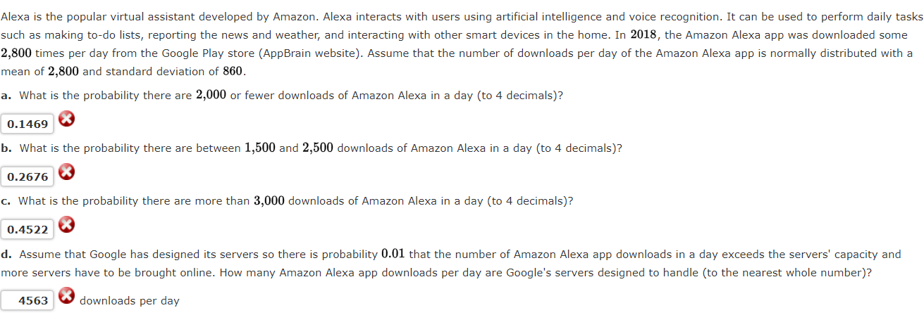 Solved Alexa is the popular virtual assistant developed by | Chegg.com