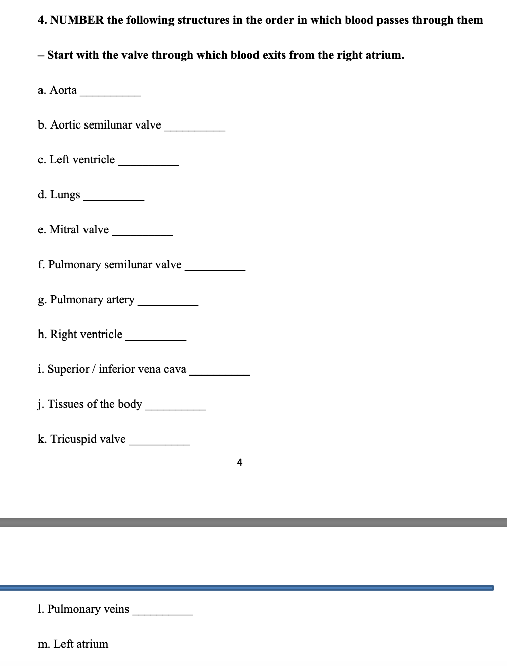 Solved 3. Complete the following table:2. Fill in the blanks | Chegg.com
