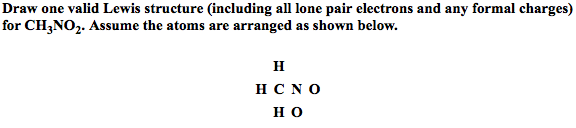 Solved Draw one valid Lewis structure (including all lone | Chegg.com