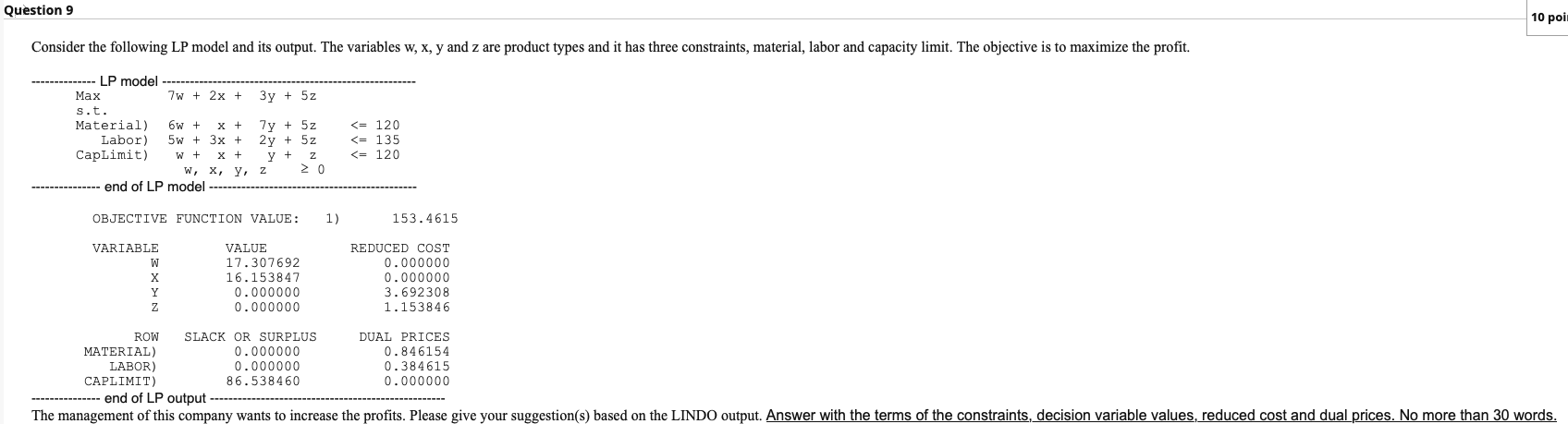 Solved Question 9 | Chegg.com