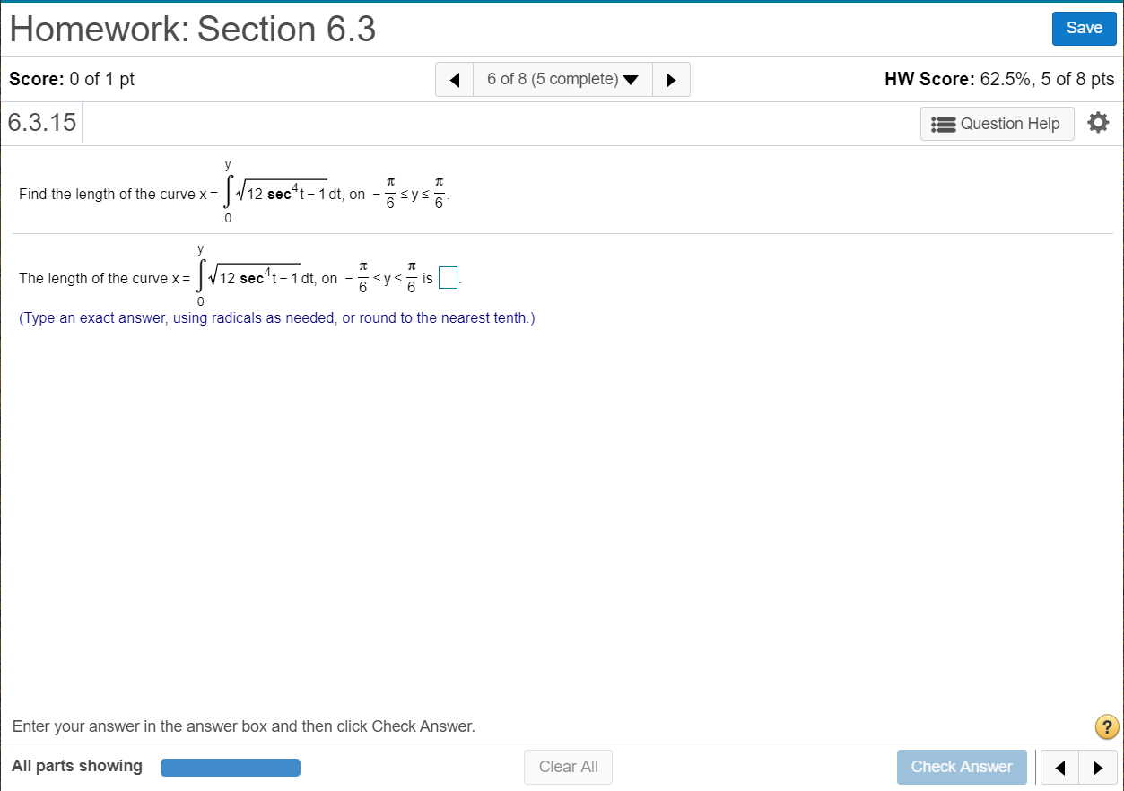 Solved Find the length of the curve x= integral underoot | Chegg.com