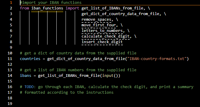 Solved solved in python please, The International Bank | Chegg.com