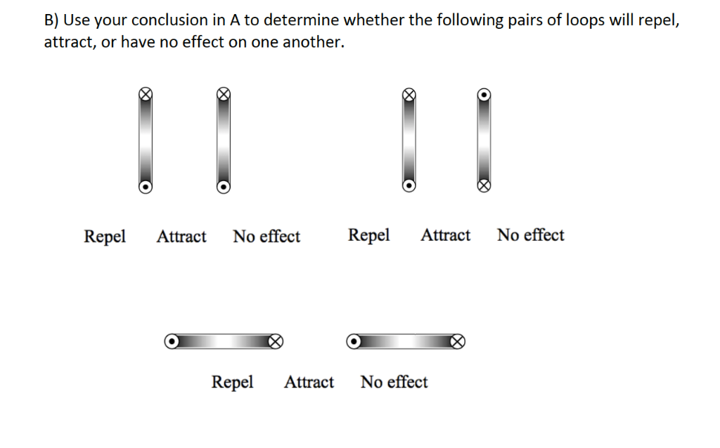 Solved 4 A Current Carrying Wire Loop Which Is Just A
