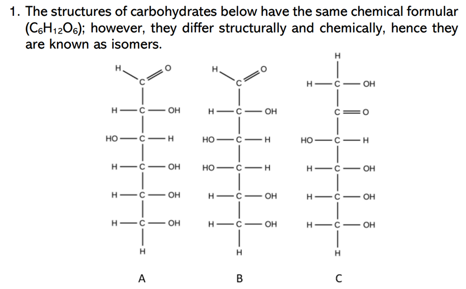 Solved What subtypes of carbohydrates do they belong to? | Chegg.com