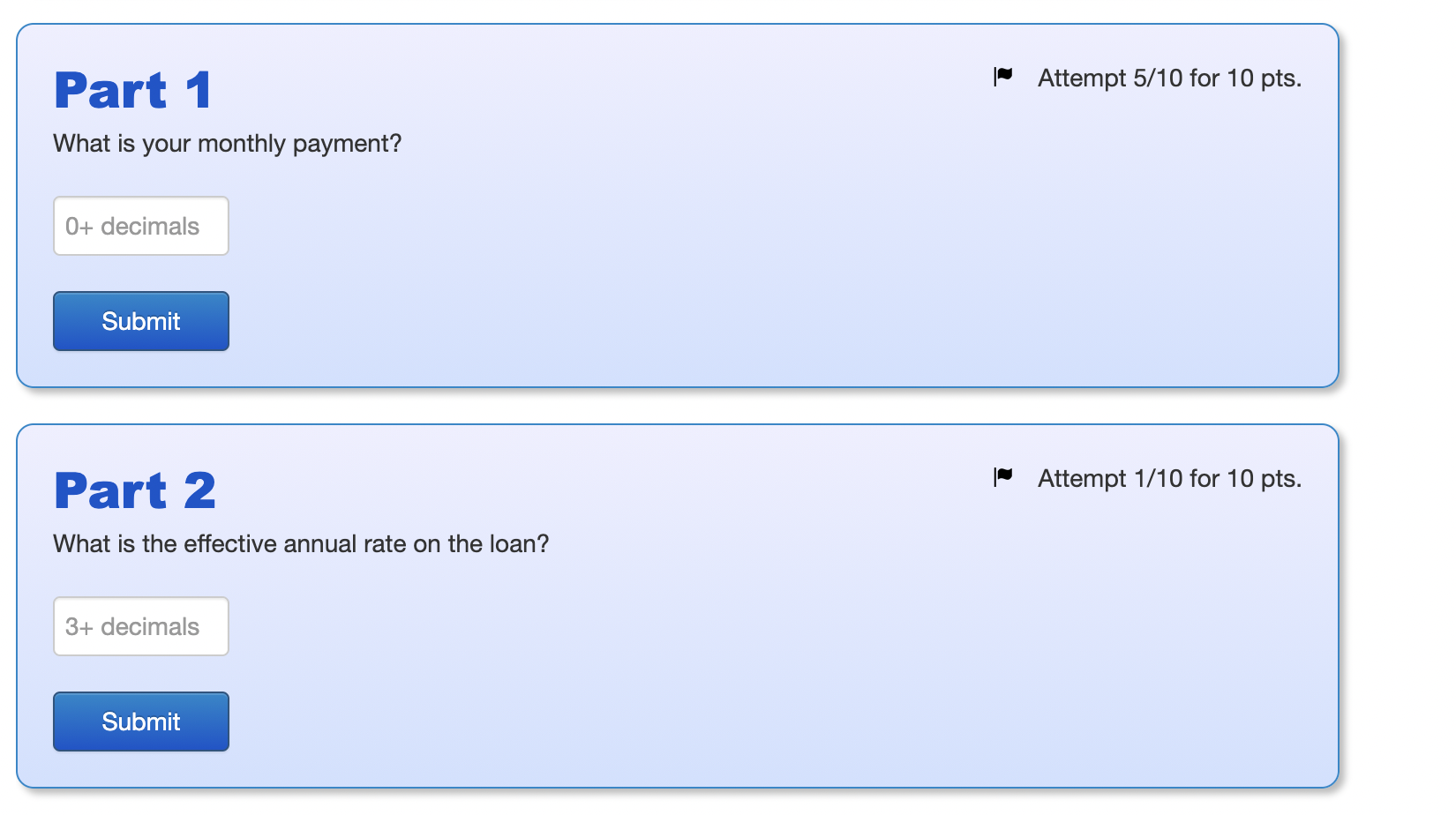 Solved Problem 5 Intro The quoted interest rate is 1.1% | Chegg.com