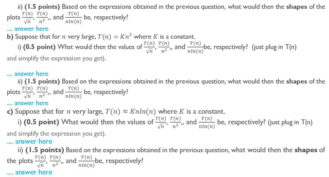 Solved please answer as much as you can, and implement the | Chegg.com
