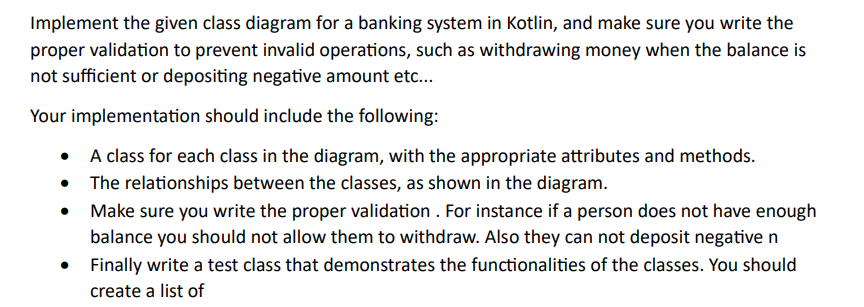 KOTLIN LANGUAGE PLEASE | Chegg.com