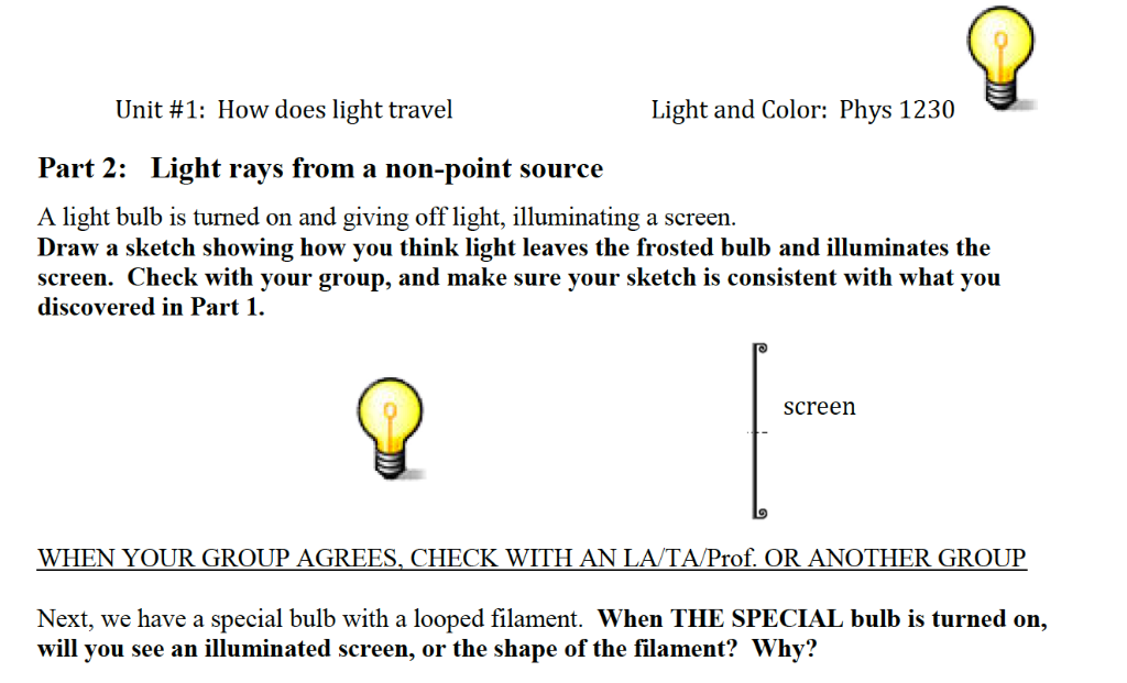 Solved Activity #1 : How does Light Travel? We use Maglites | Chegg.com