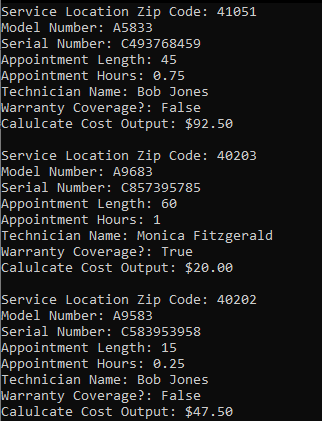 Solved Create a console application with two classes. One | Chegg.com