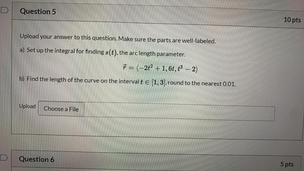 Solved Question 5 10 pts Upload your answer to this | Chegg.com