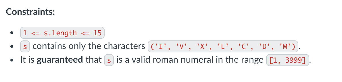 Solved Problem Description Roman numerals are represented by | Chegg.com