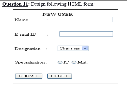 Solved Question 11 - Decion follnwino HТMT fnrm. | Chegg.com