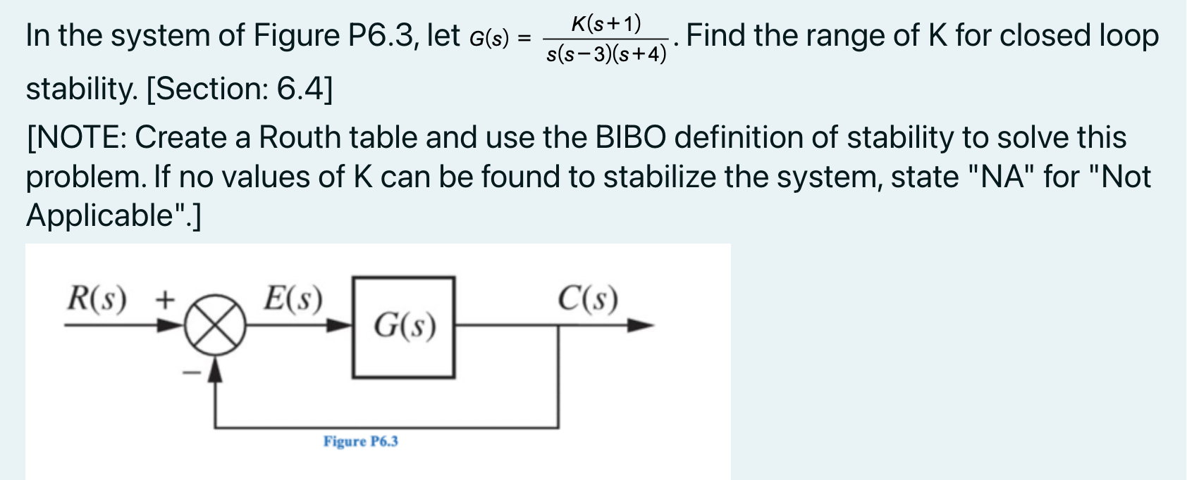 Solved In the system of Figure P6.3, let | Chegg.com