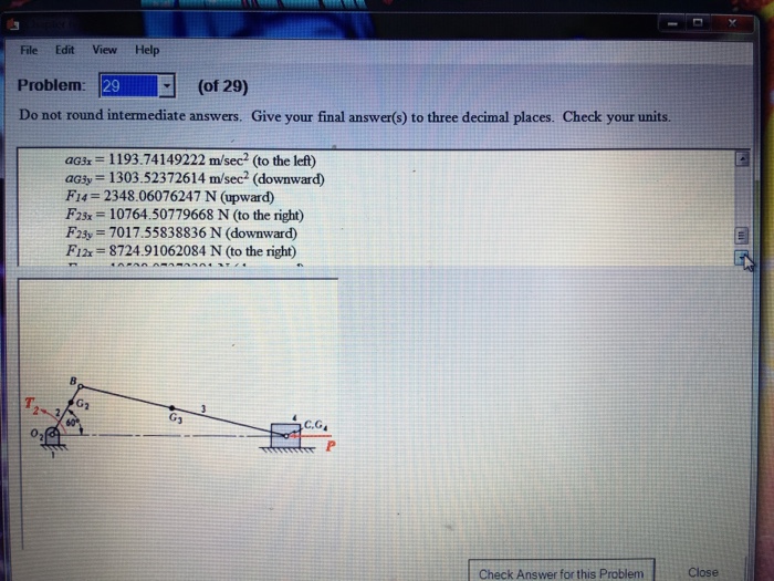 Solved File Edit View Help Problem 20 (of 29) Do not round | Chegg.com