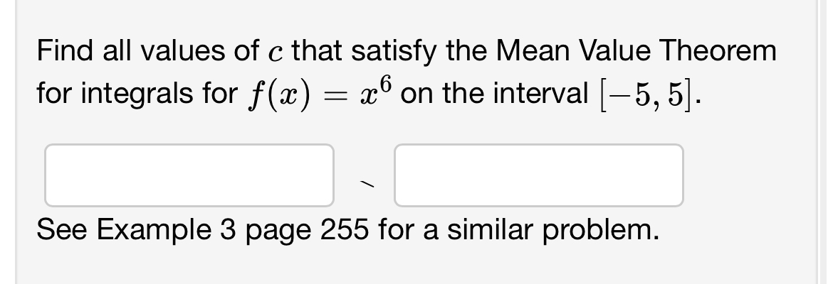 Solved Find All Values Of C That Satisfy The Mean Value 