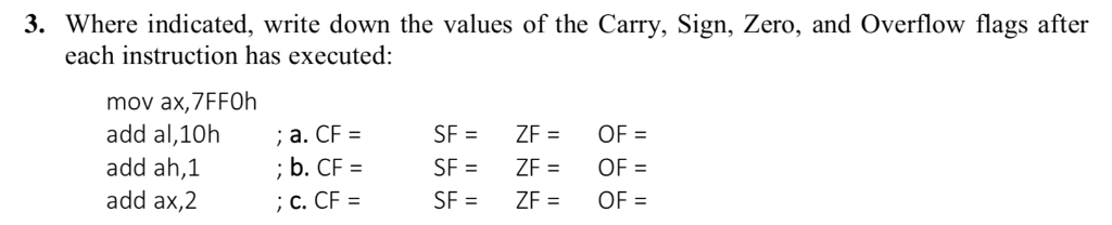 Solved 3 Where Indicated Write Down The Values Of The 
