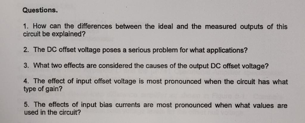 Solved Questions, 1. How can the differences between the | Chegg.com